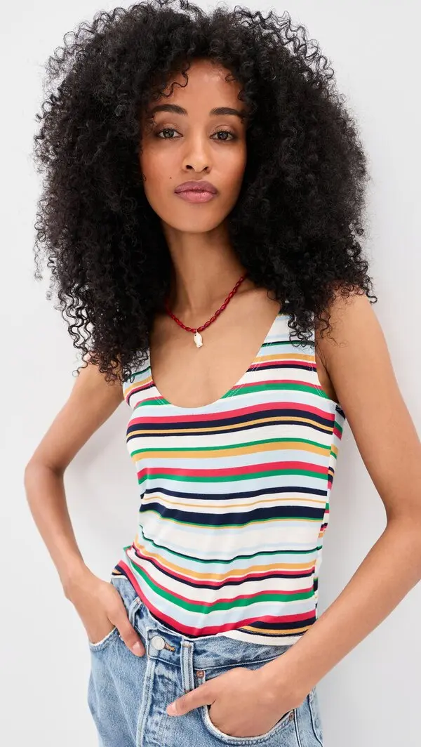 LE BOP Louise Stripe Tank
