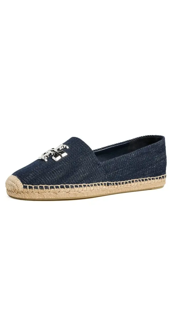 Tory Burch Eleanor Espadrilles - Midnight Stream