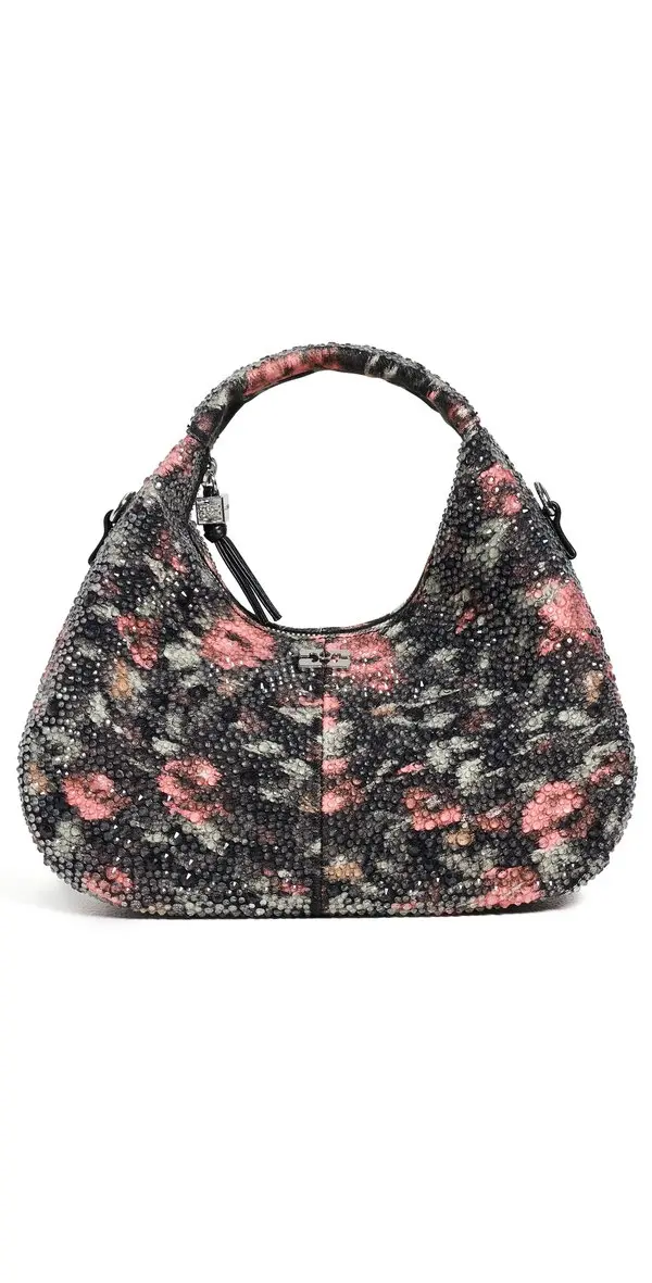 GANNI Flowers Mini Hobo Bag