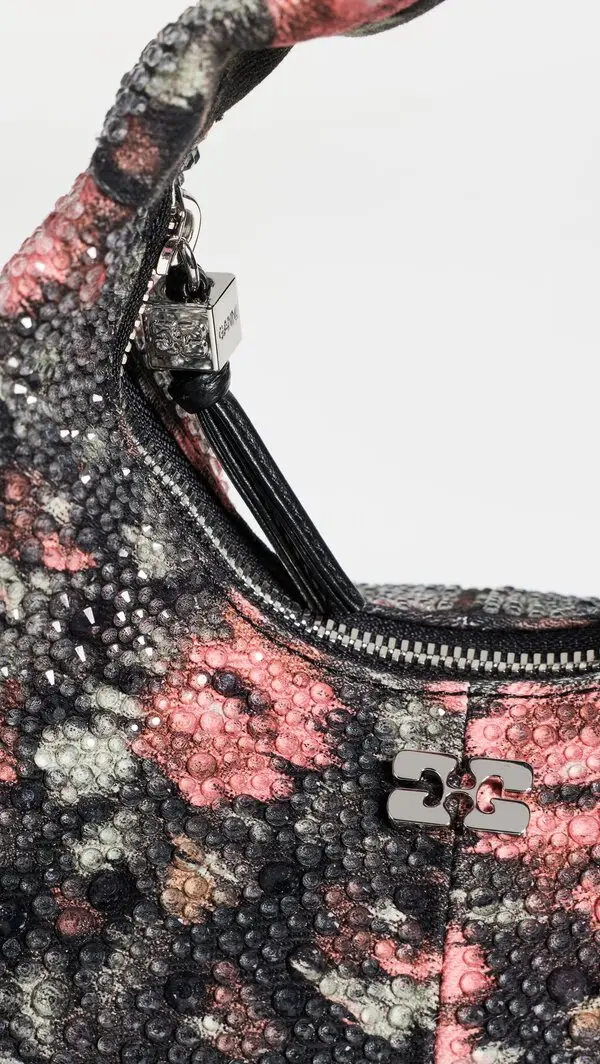 GANNI Flowers Mini Hobo Bag