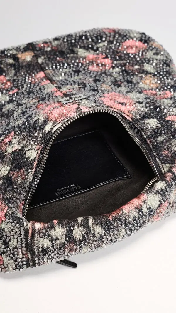 GANNI Flowers Mini Hobo Bag