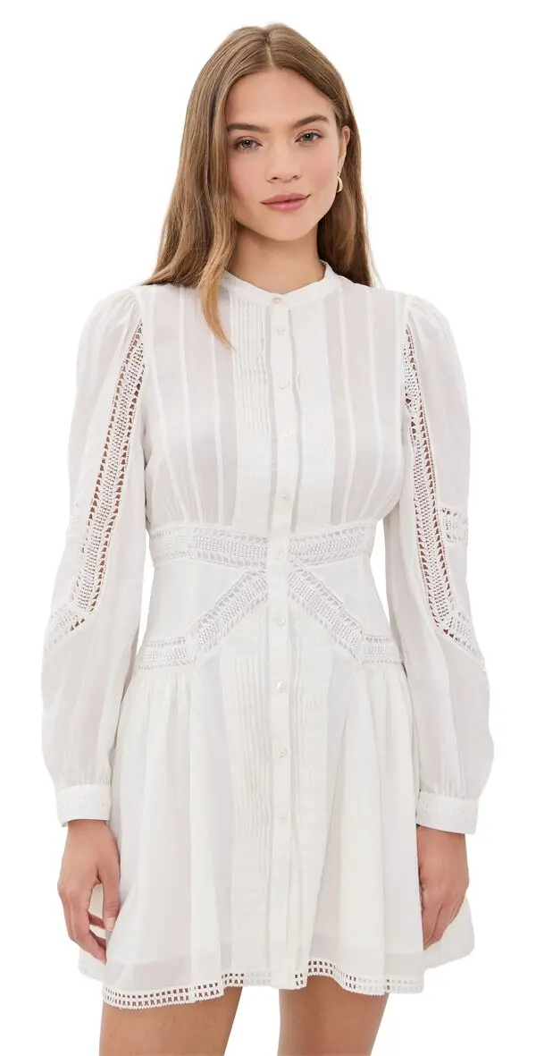 Ulla Johnson Elysia Cotton Mini Dress - Pristine