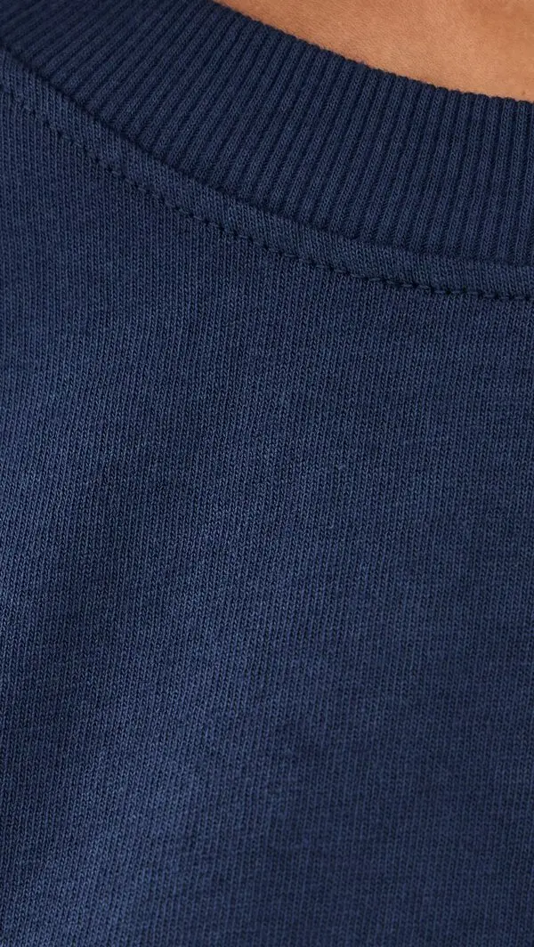 STATE & LAKE Long Sleeve Baller Tee - Navy