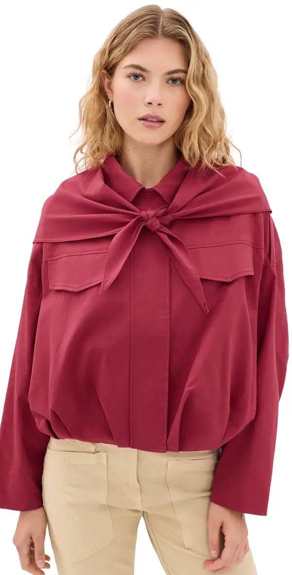 MAUDE CLUB Archie Jacket With Optional Scarf