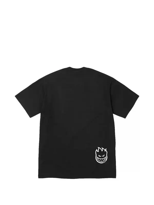 Supreme X Spitfire® Flag Short-sleeve T-shirt - Black