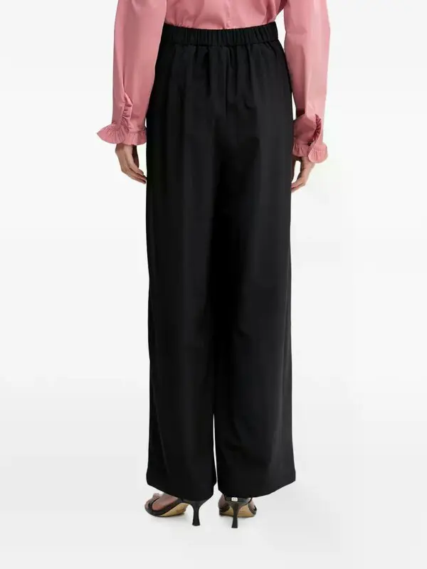 Joseph Ribkoff Pleated Wide-leg Trousers