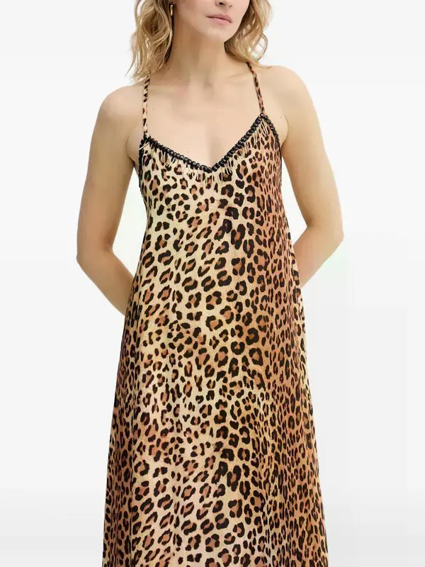 Lola Casademunt Leopard-print Maxi Dress