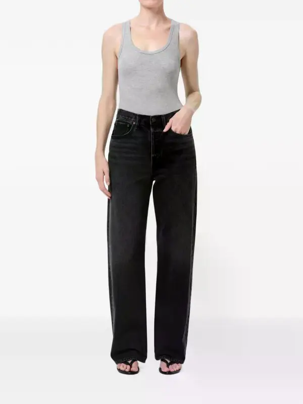AGOLDE High-waisted Wide Leg Jeans