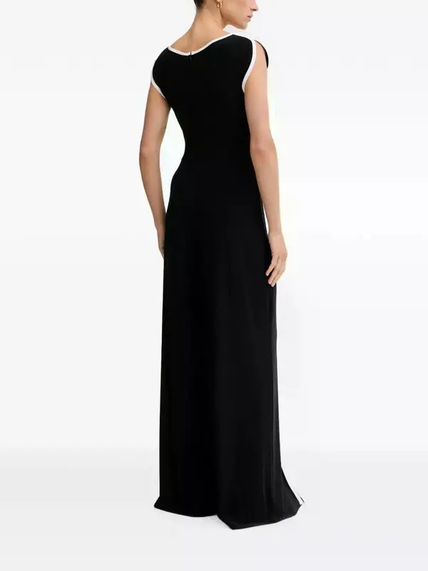 Joseph Ribkoff Contrast Trim Jumpsuit - Black