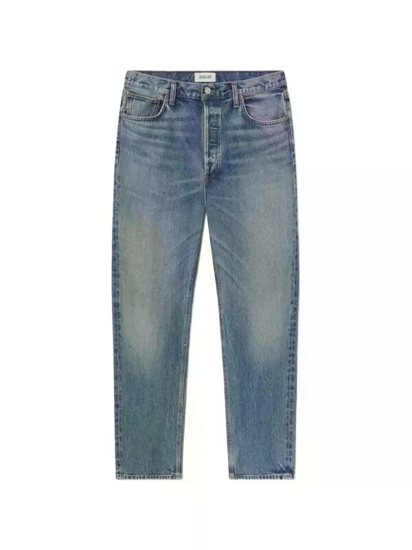 AGOLDE Straight-leg Cotton Jeans - Blue
