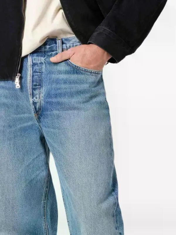 AGOLDE Straight-leg Cotton Jeans - Blue