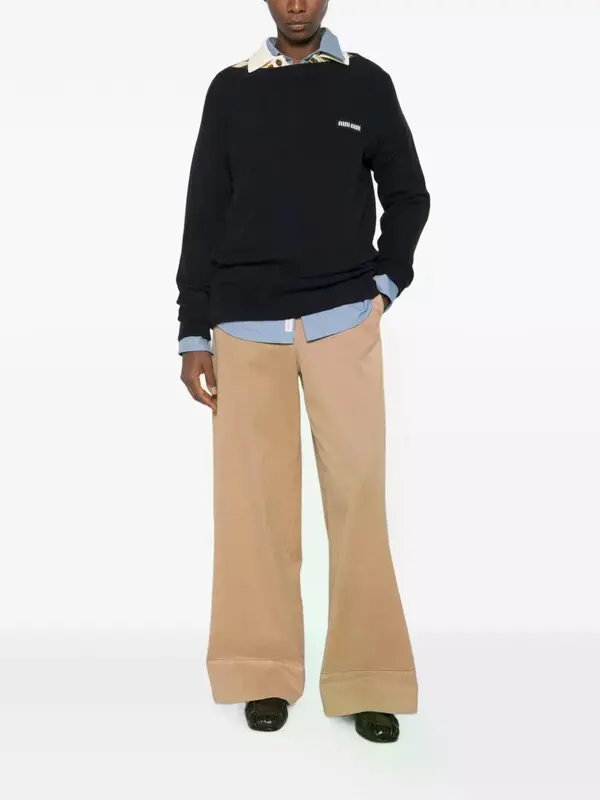Miu Miu Logo Knit Sweater