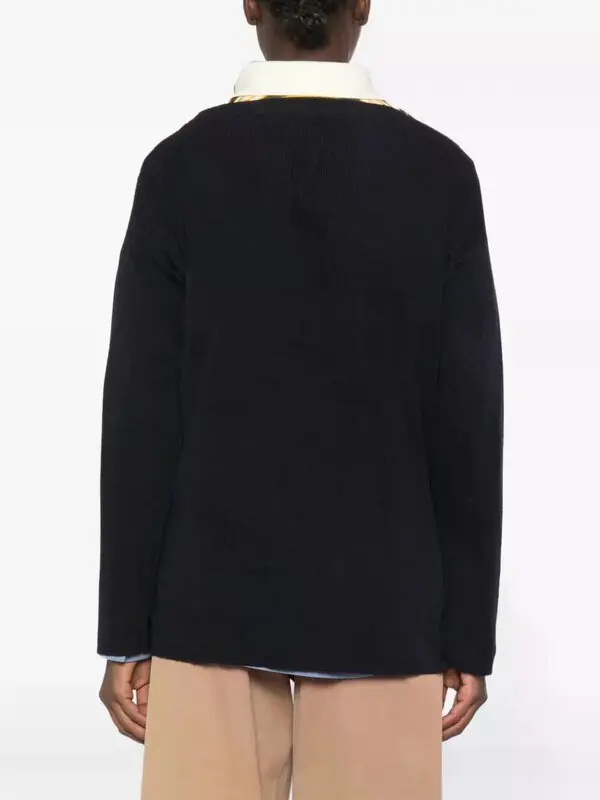 Miu Miu Logo Knit Sweater