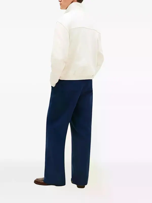 Tommy Hilfiger Quarter-zip Flag Logo Sweater - Neutrals