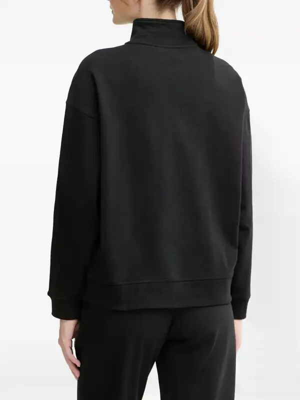 Dkny Logo Tape Quarter-zip Sweatshirt
