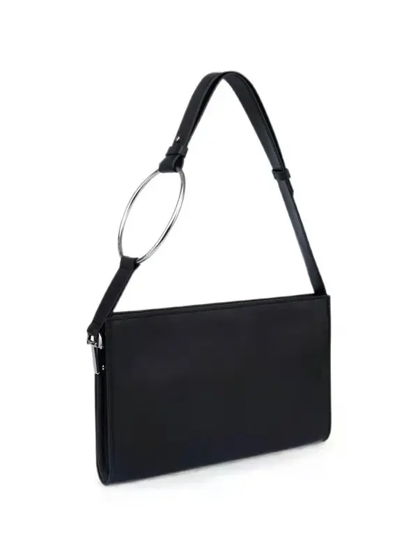 DONDUP Ring Detail Leather Clutch Bag