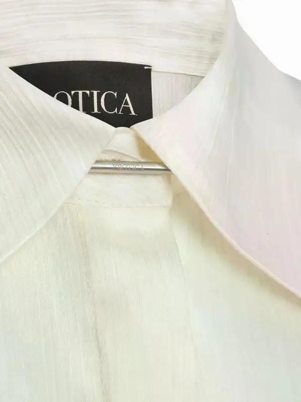DONDUP Satin Finish Concealed Fastening Shirt