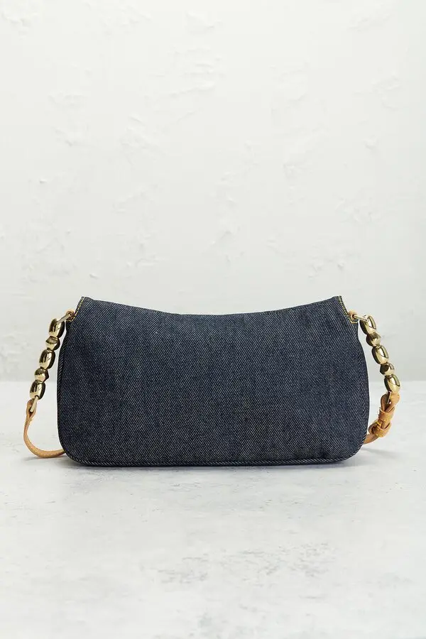 Dior Denim Maris Pearl Shoulder Bag