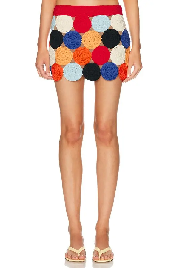 SIMONMILLER Beep Beep Mini Skirt - Confetti