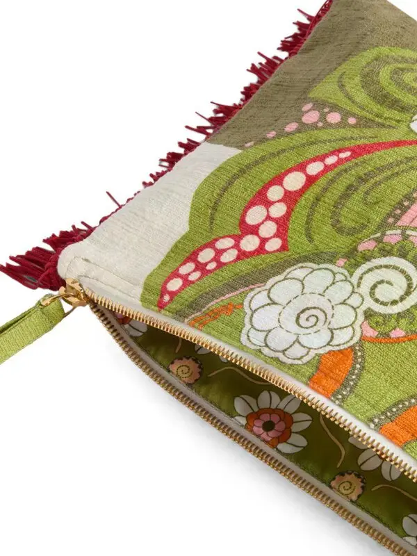 La DoubleJ Hand Pochette With Fringes