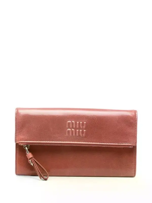 Miu Miu Leather Clutch Bag