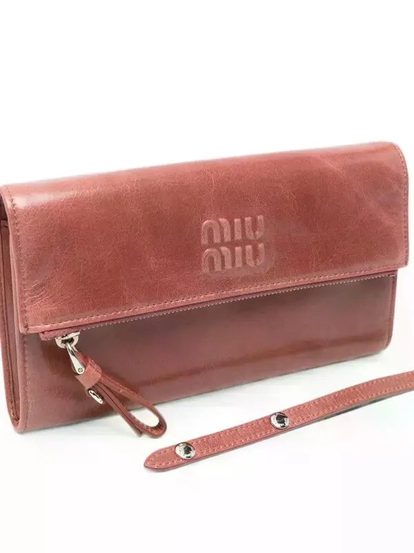 Miu Miu Leather Clutch Bag