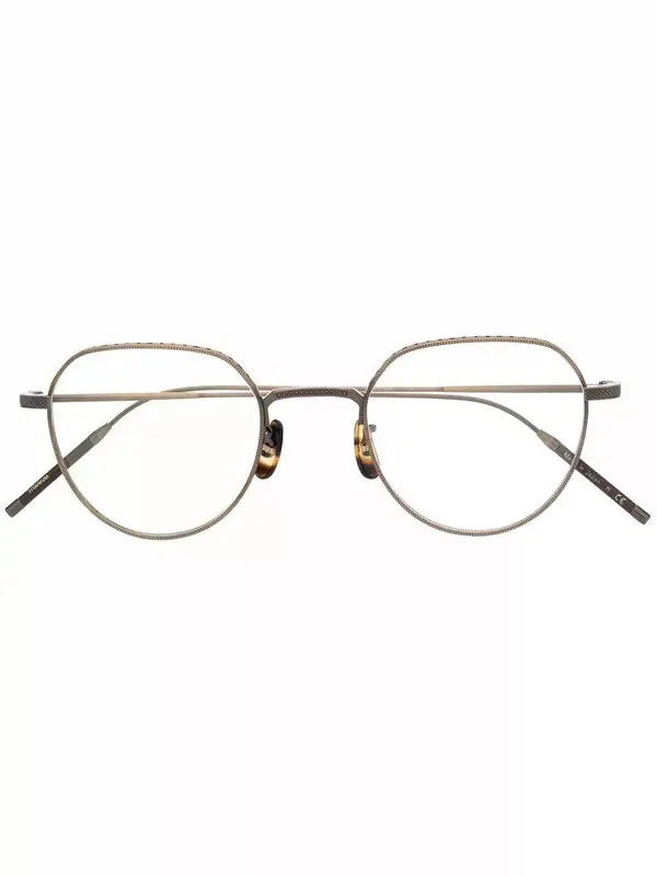 Oliver Spencer Takumi Series Eyeglasses - Gold