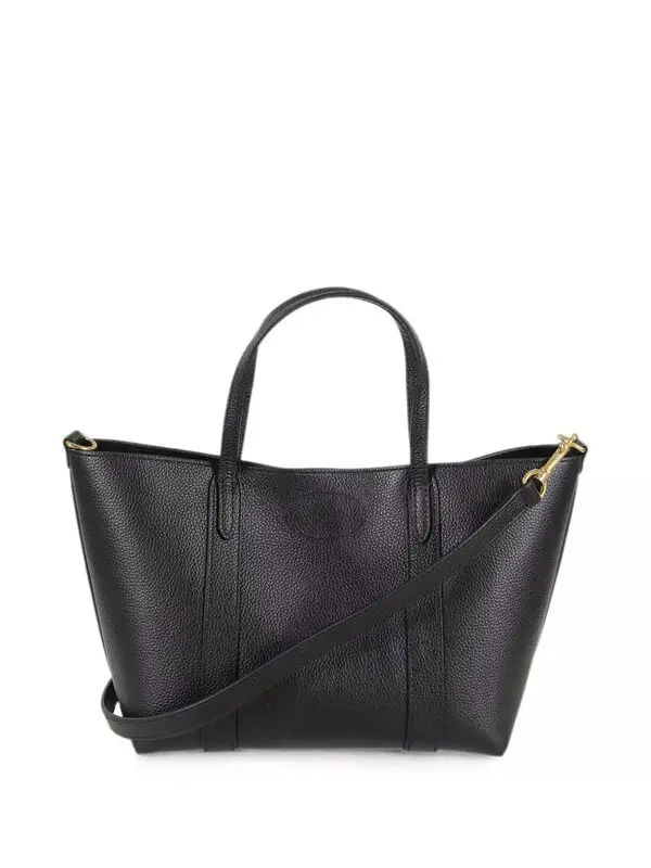 Mulberry Mini Bayswater Grained Leather Tote Bag - Black