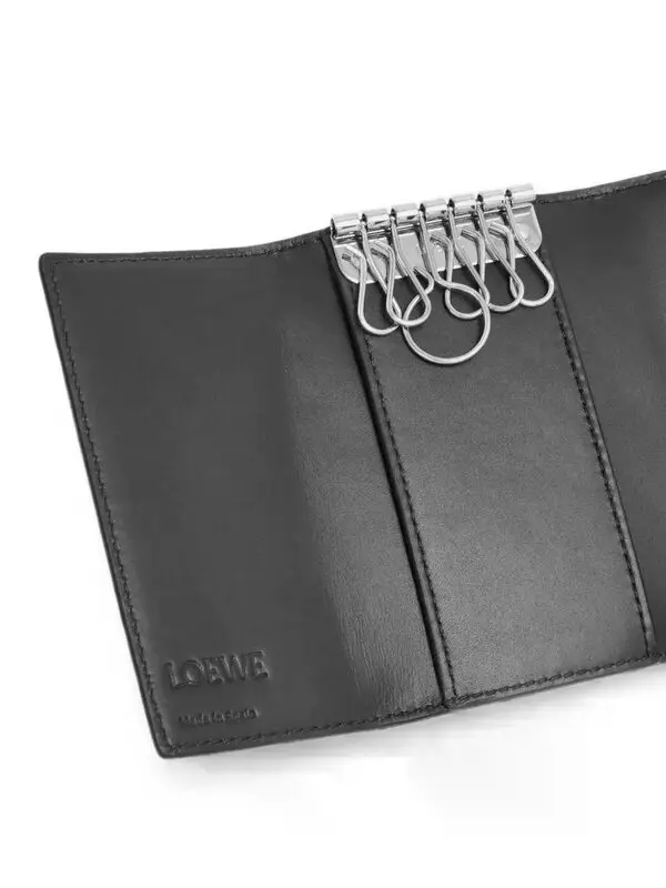 Loewe Anagram Grained Leather Key Case