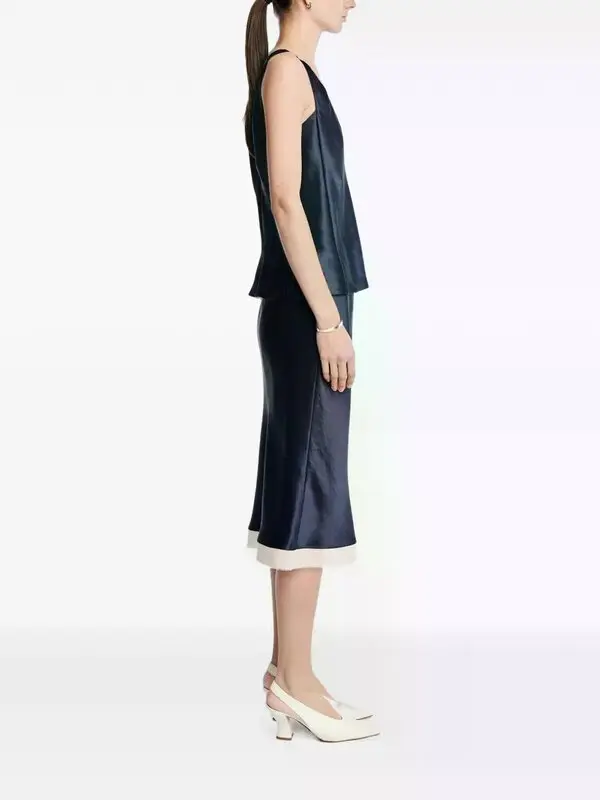 Maria Mcmanus Midi Skirt - Blue