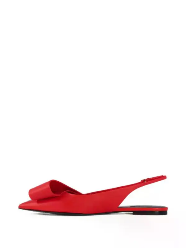 Givenchy Twisted-ribbon Slingback Ballet Flats