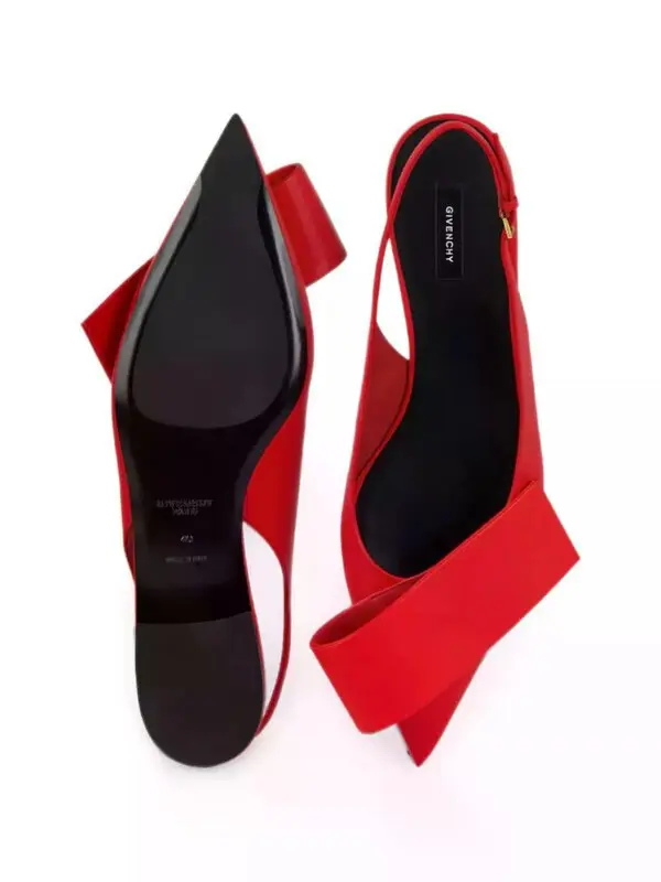 Givenchy Twisted-ribbon Slingback Ballet Flats