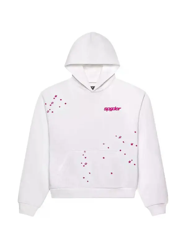SP5DER Fractured Logo Star-pattern Hoodie