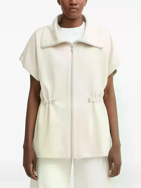 Joseph Ribkoff Zip-up Drawstring Sweatshirt