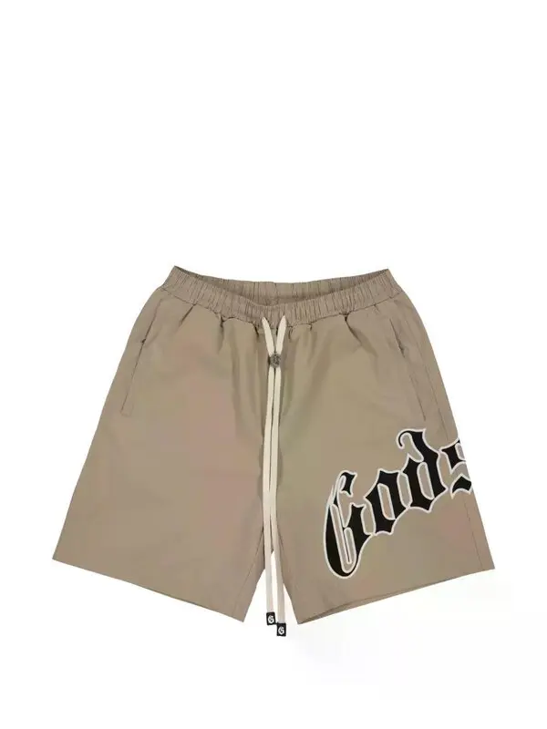 GODSPEED Logo-patch Drawstring Shorts