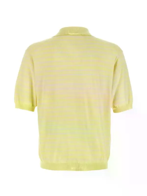 Auralee Striped Cotton T-shirt