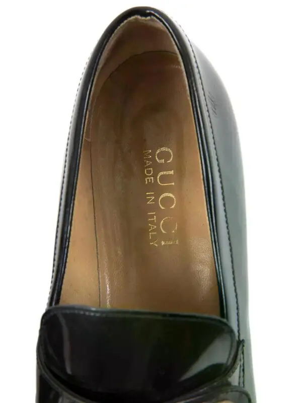 Gucci Patent G Plaque Loafers