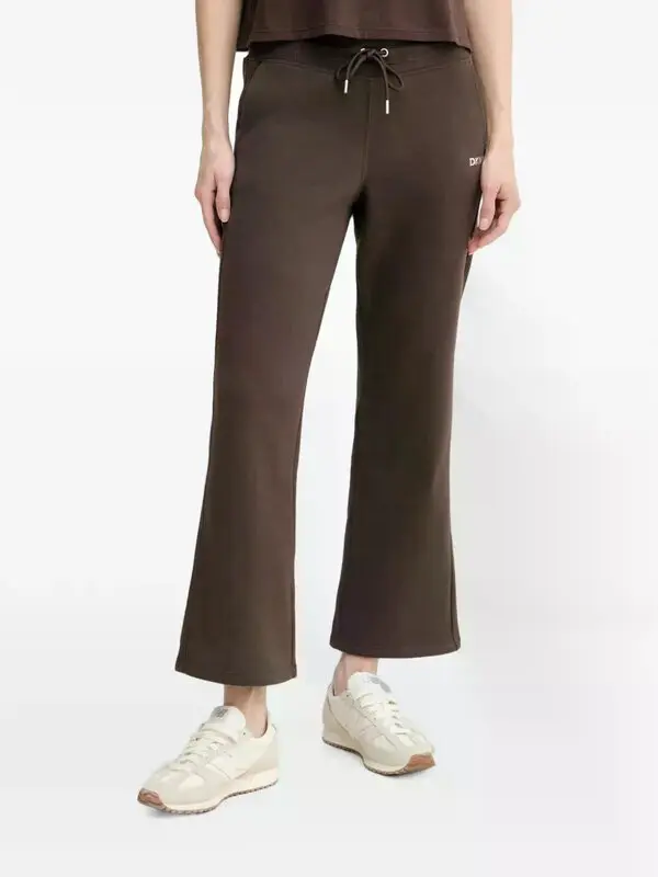 Dkny Logo Plaque Drawstring Track Pants