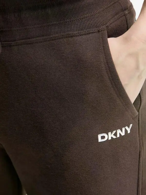 Dkny Logo Plaque Drawstring Track Pants