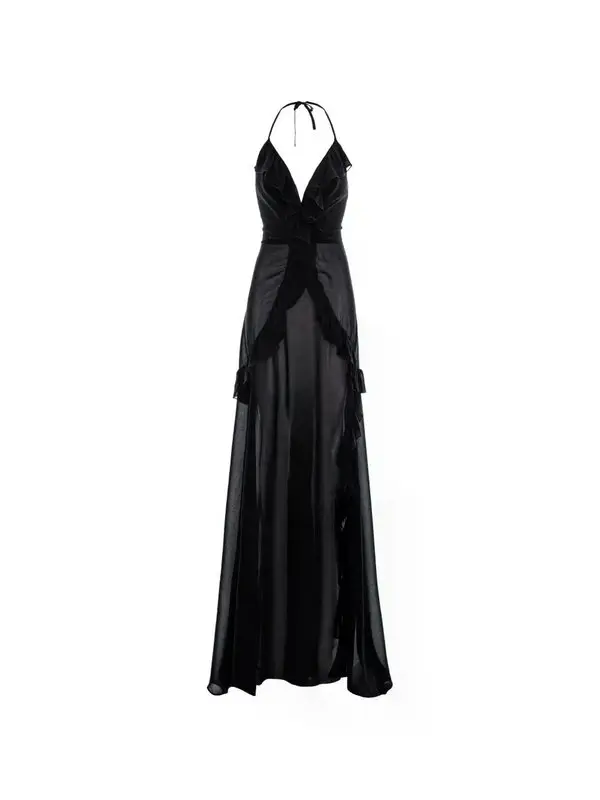 CUANNA Luna Ruffled Maxi Dress