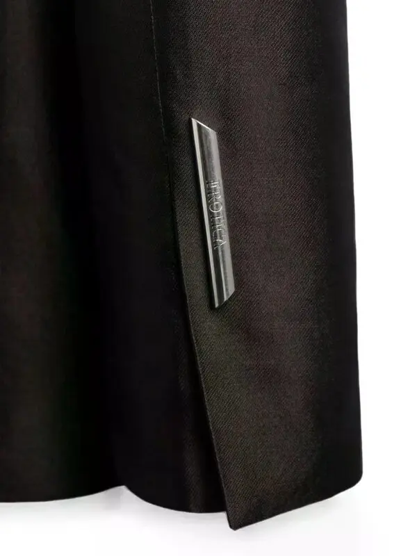 DONDUP Double-breasted Satin Jacket