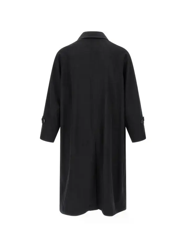 Auralee Gabardine Wool Trench Coat