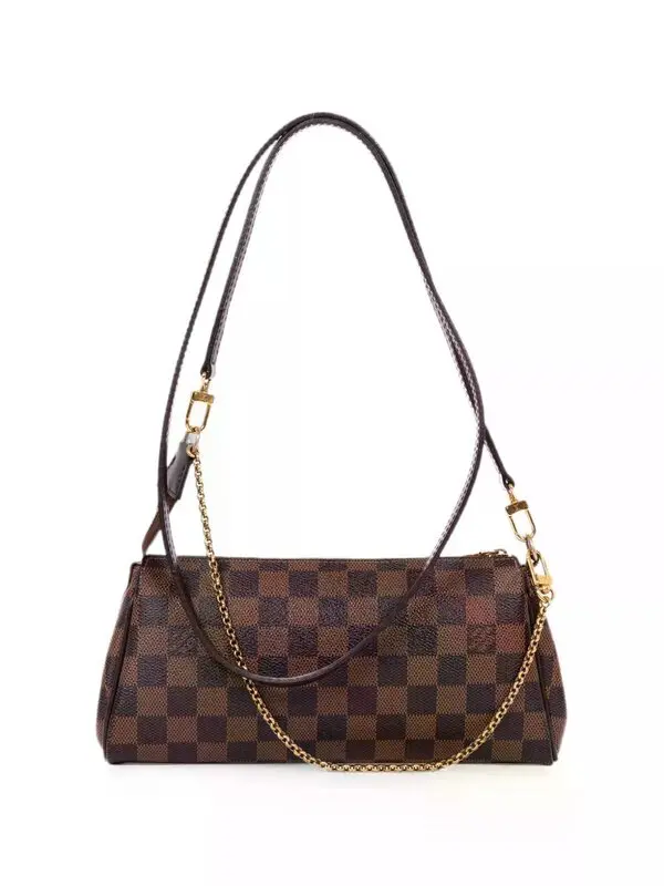 LOUIS VUITTON Eva Damier Ebène Clutch Bag