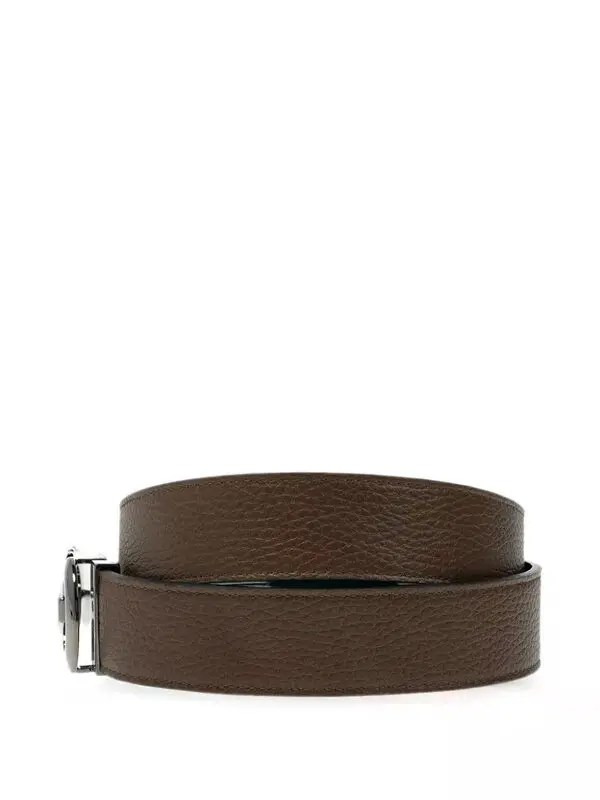 FERRAGAMO Gancini Reversible Belt - Brown