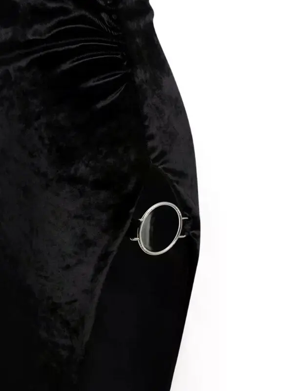 DONDUP Ruched Ring-detail Maxi Dress