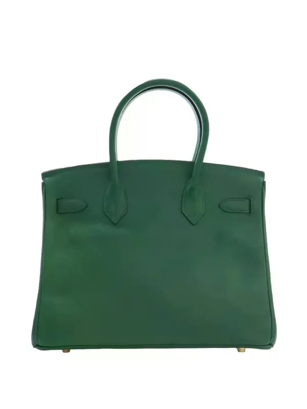 Hermès Courchevel Birkin 30 Handbag - Green