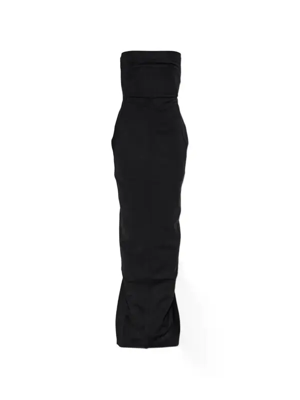 Rick Owens Strapless Bustier Maxi Gown