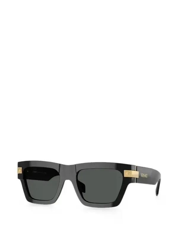 Versace Medusa Biggie Rectangle Frame Sunglasses