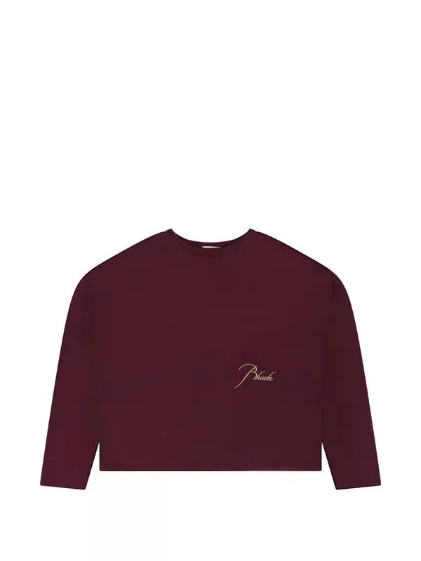 Rhude Logo-print Long-sleeve T-shirt