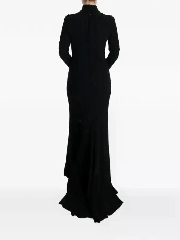 Dolce & Gabbana Stretch-crepe High Neck Maxi Dress